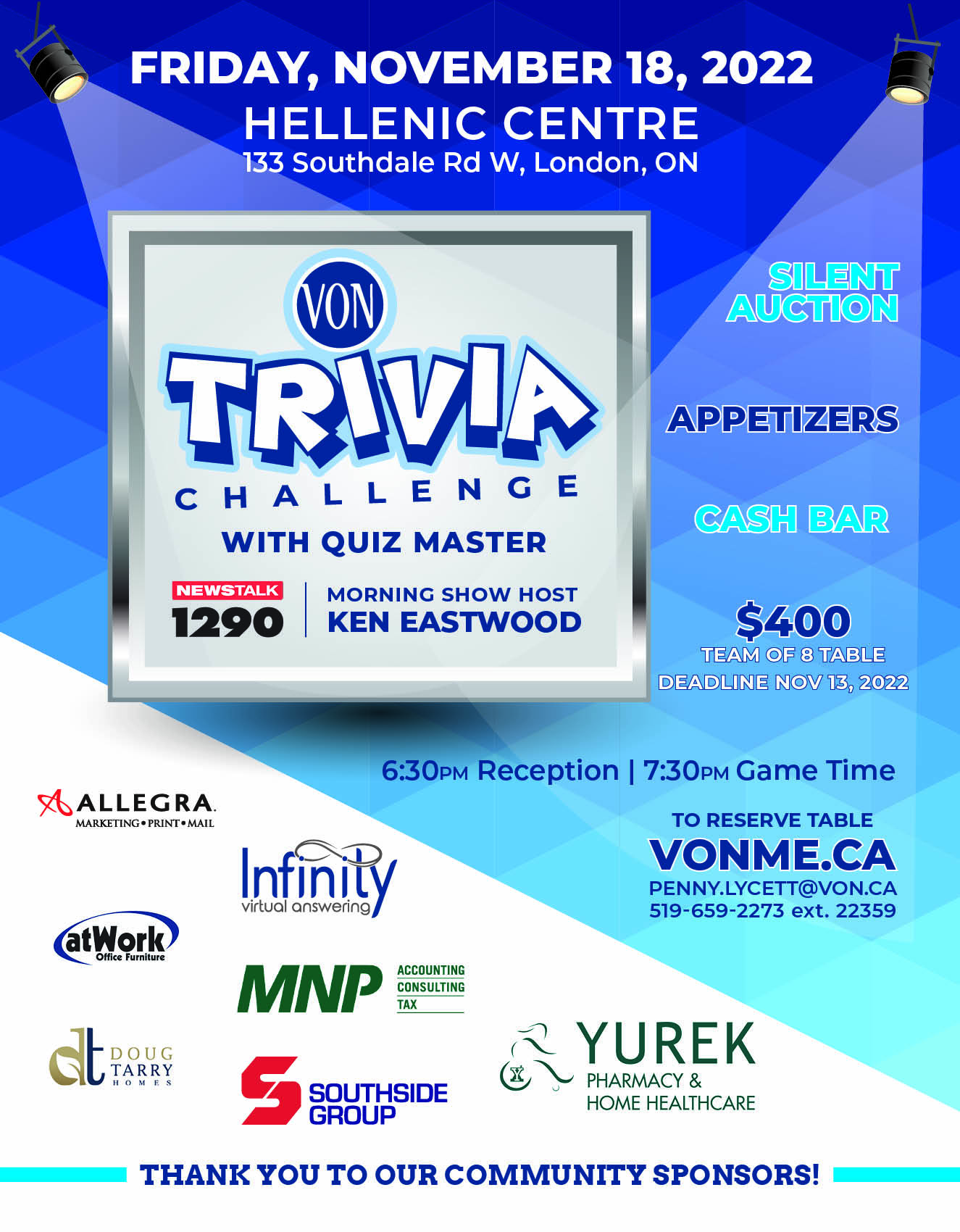 Doug Tarry Homes » VON Trivia Challenge