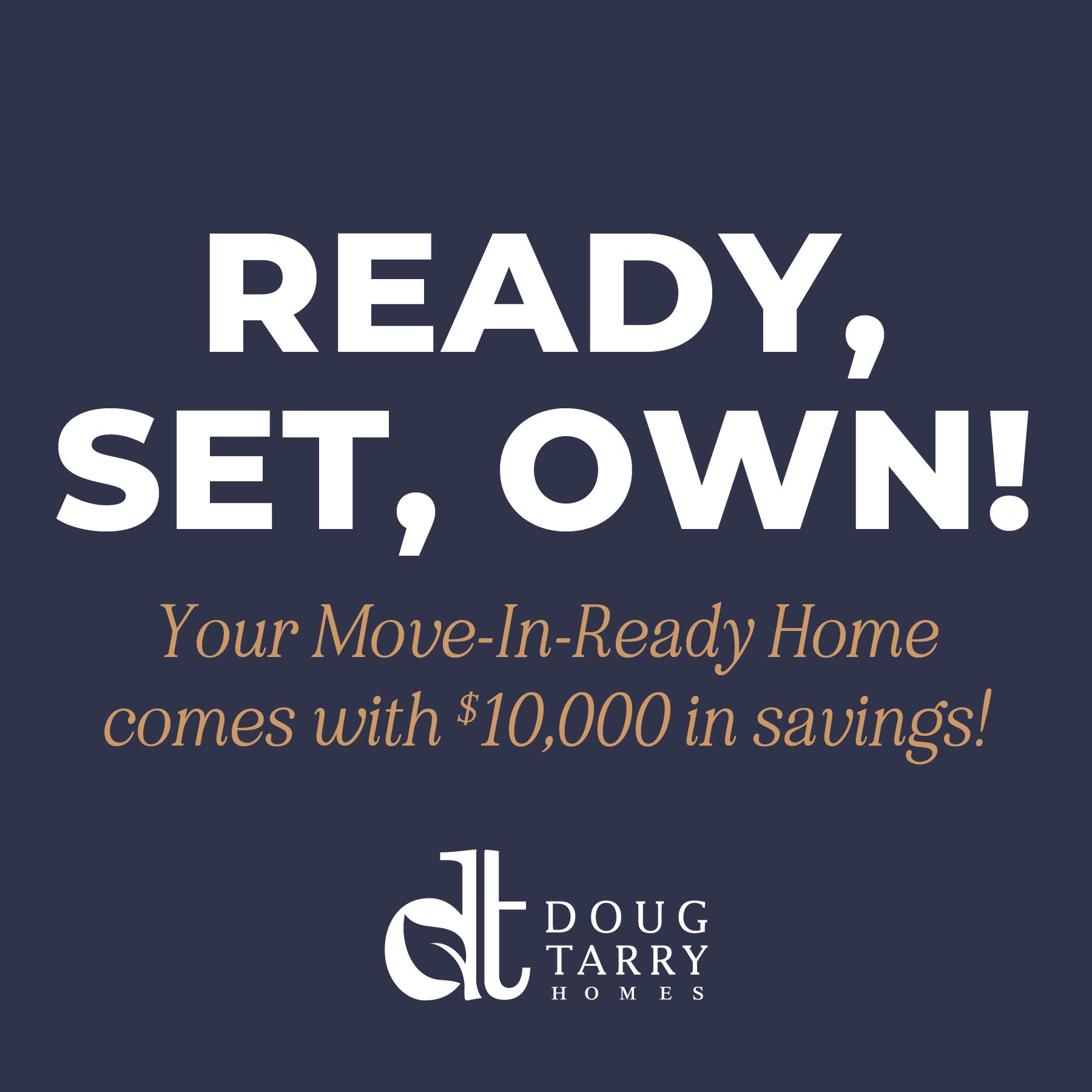 Doug Tarry Homes » New Home Models